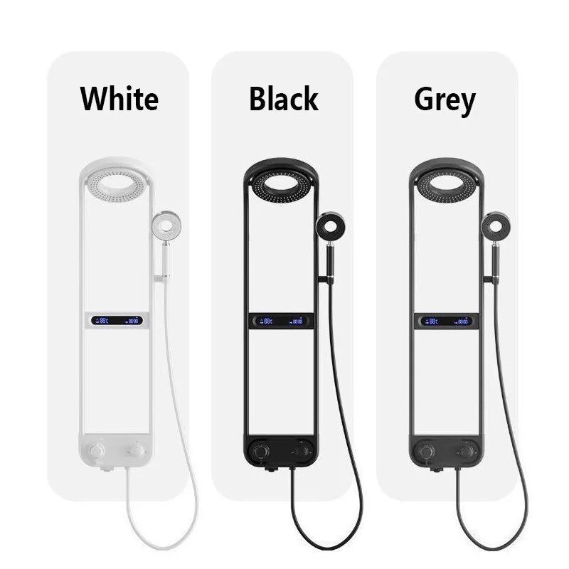 Digital Display Rotatable Pressurized Shower Head Rain Shower - Joy To Use