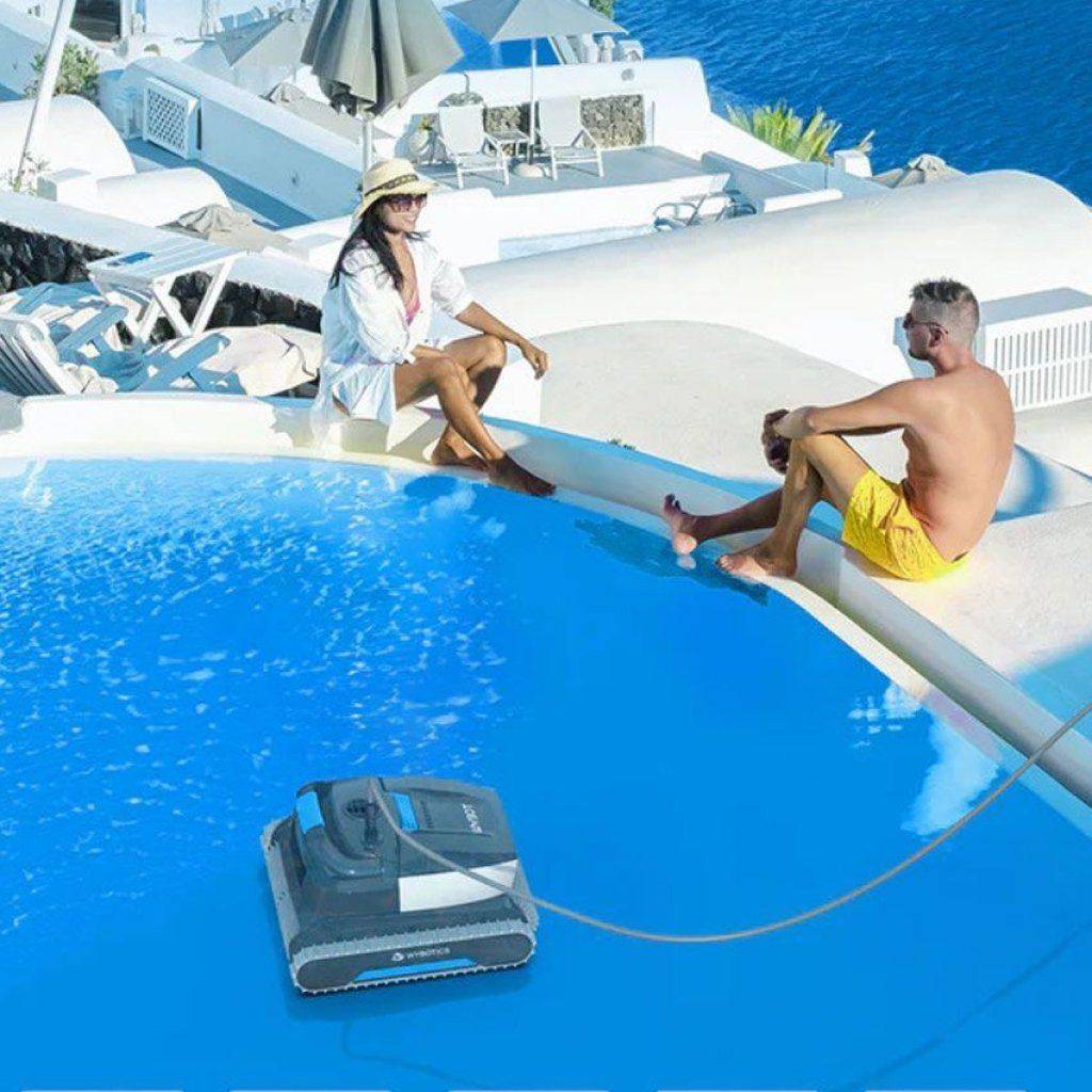 Efficient & Smart Swimming Pool Cleaner Electric, Wall-Climbing with ...