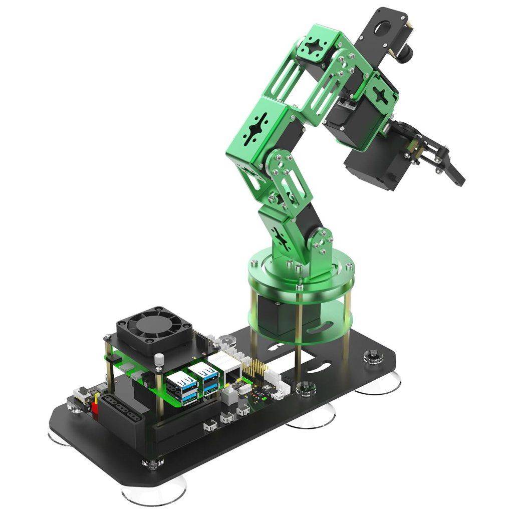 6DOF AI Visual Robotic Arm Kit with Advanced Servo Technology for ...