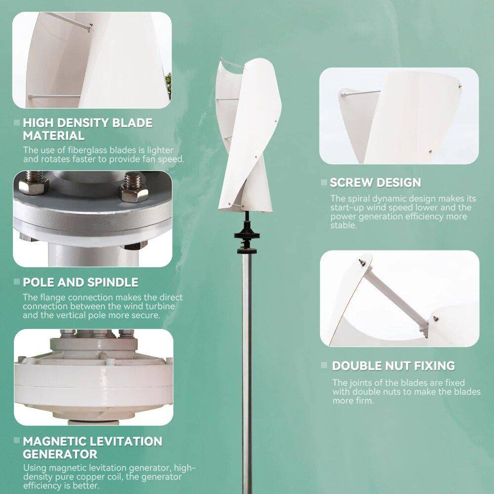 5kW Wind Turbine Generator - Joy To Use