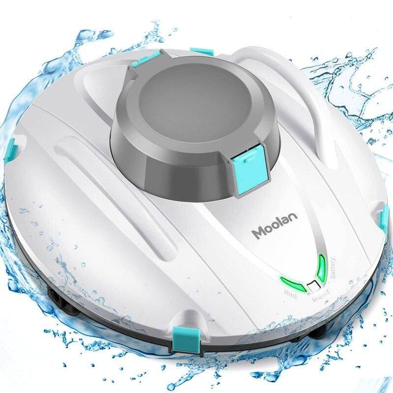 Efficient Cordless Robotic Pool Cleaner with Advanced Suction & Self ...