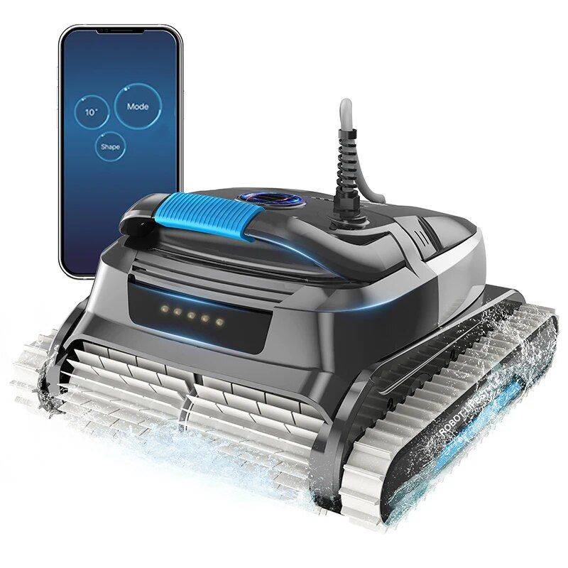 Efficient & Smart Swimming Pool Cleaner Electric, Wall-Climbing with ...