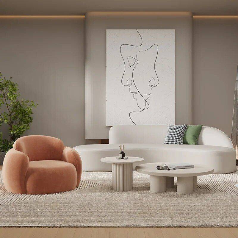 Luxury Minimalist Lounge Sofa - Modern Comfort Single Seater - Joy To Use