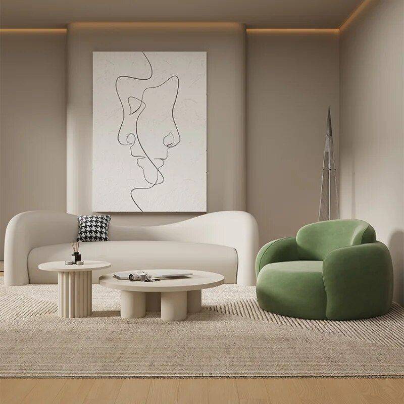 Luxury Minimalist Lounge Sofa - Modern Comfort Single Seater - Joy To Use