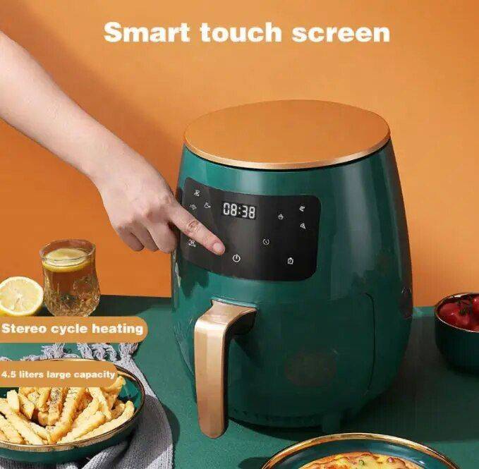Smart Digital Air Fryer: Oil-Free, Healthy Cooking, with Touch Control ...