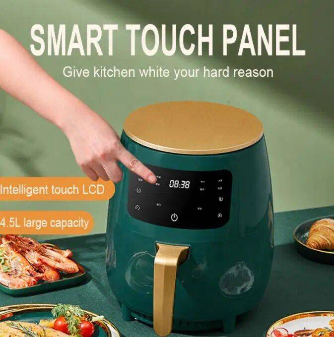 Smart Digital Air Fryer: Oil-Free, Healthy Cooking, with Touch Control ...