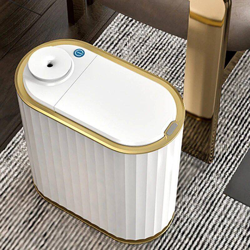 Smart Touchless Sensor Trash Can - Eco-Friendly Electric Garbage Bin ...